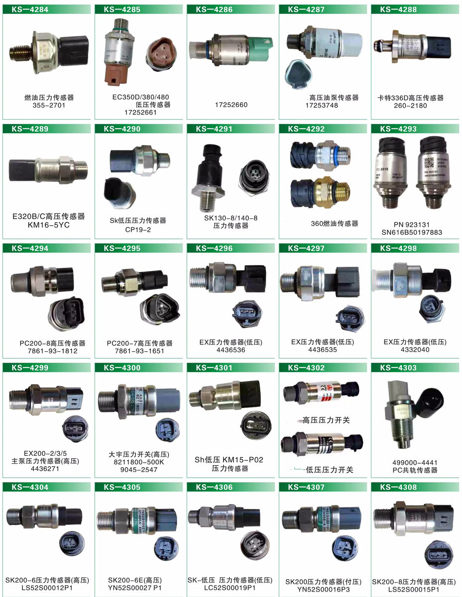 Oil Pressure Sensor 11170071 For VOLVO Wheel Loader