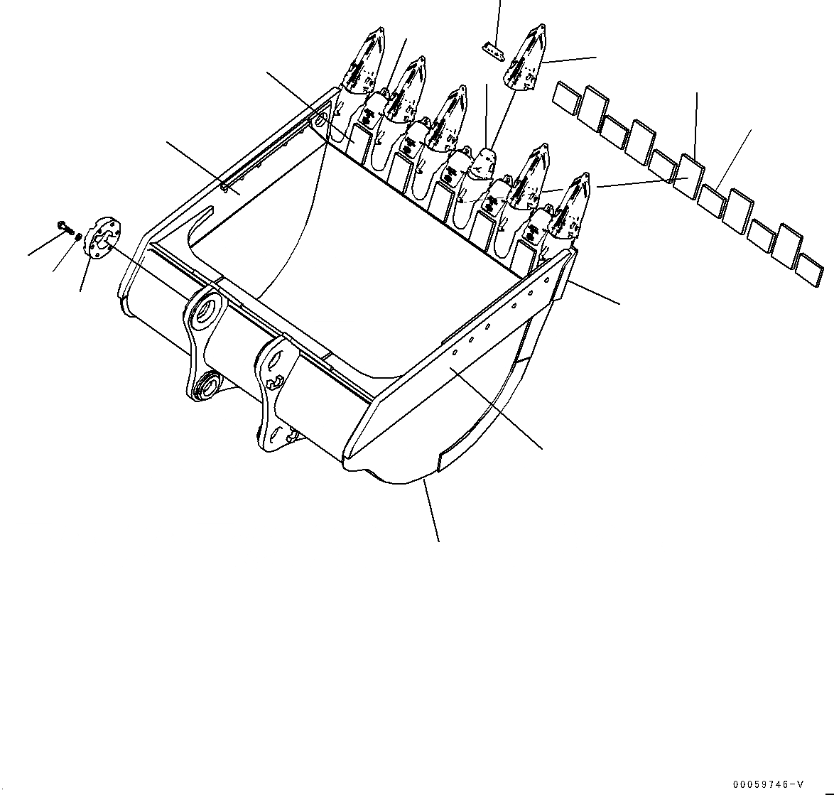 Bucket Pin 209-70-44261 for KOMATSU Excavators
