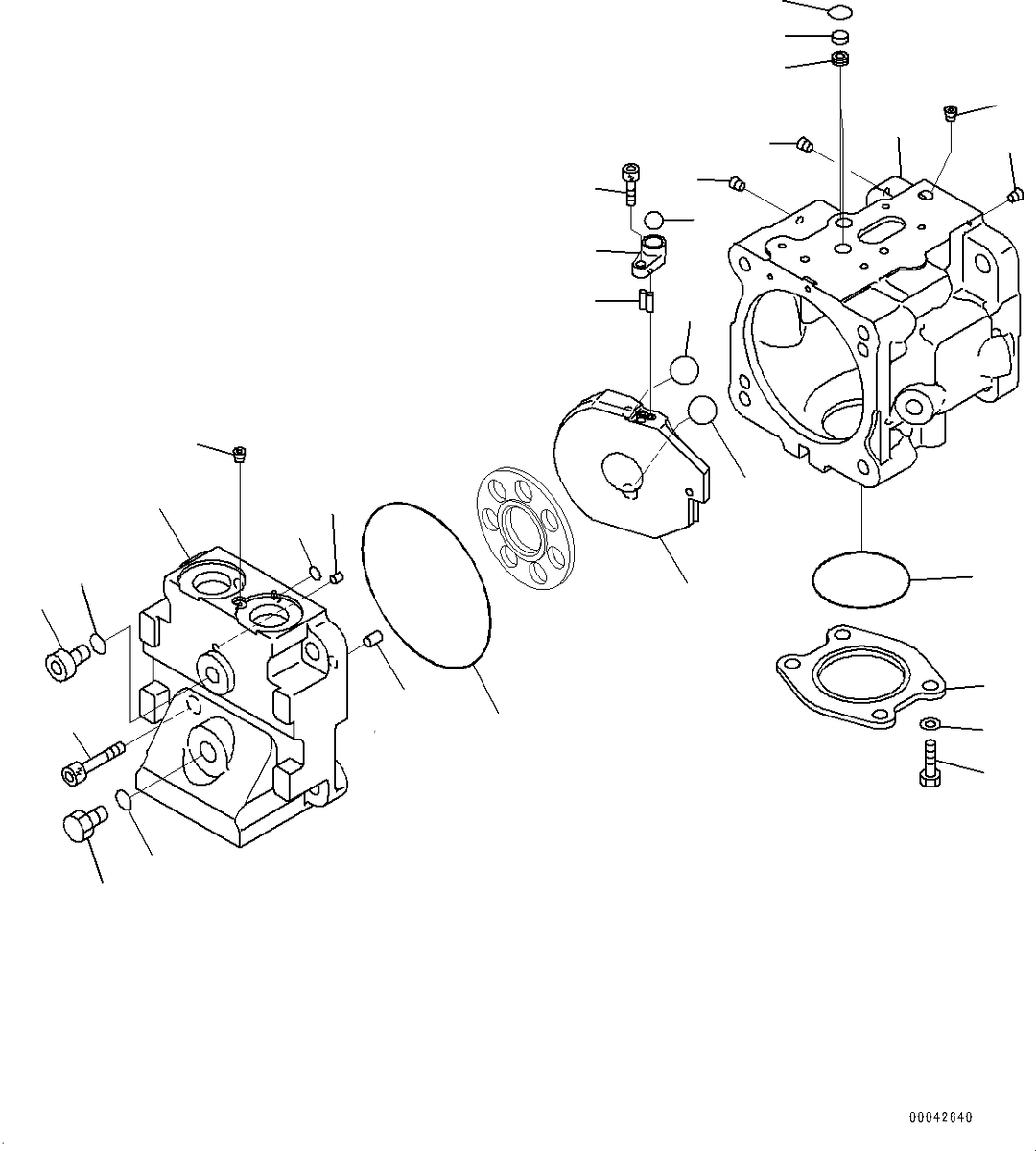 Komatsu Fan Pump 708-1T-00470 for D155-6 Bulldozer