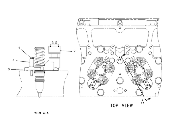 Caterpillar C12 Injector 212-3468 - Genuine CAT Parts
